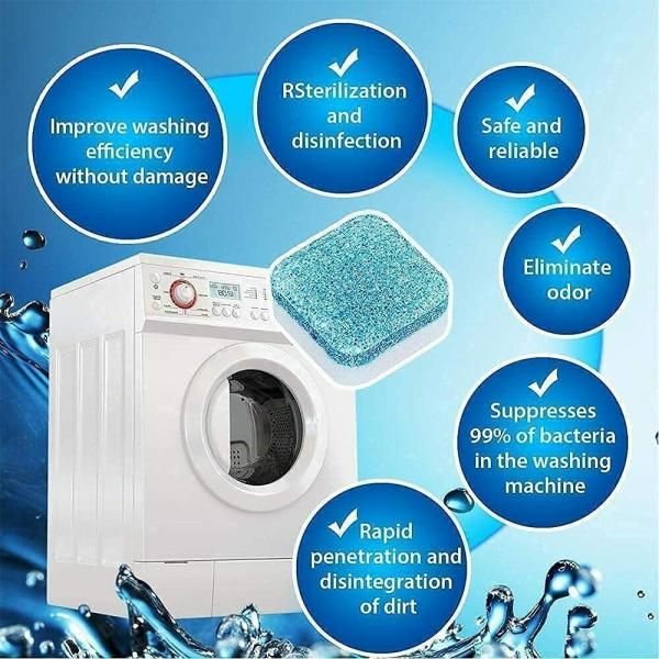 Washing Machine Cleaning Tablets - 24 Tablets Pack – Yes Cart